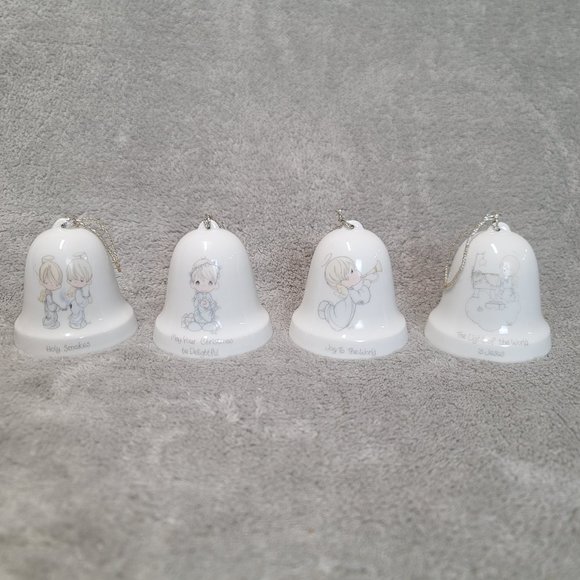 Precious Moments | Holiday | Vintage Set Of 4 Enesco Precious Moments ...